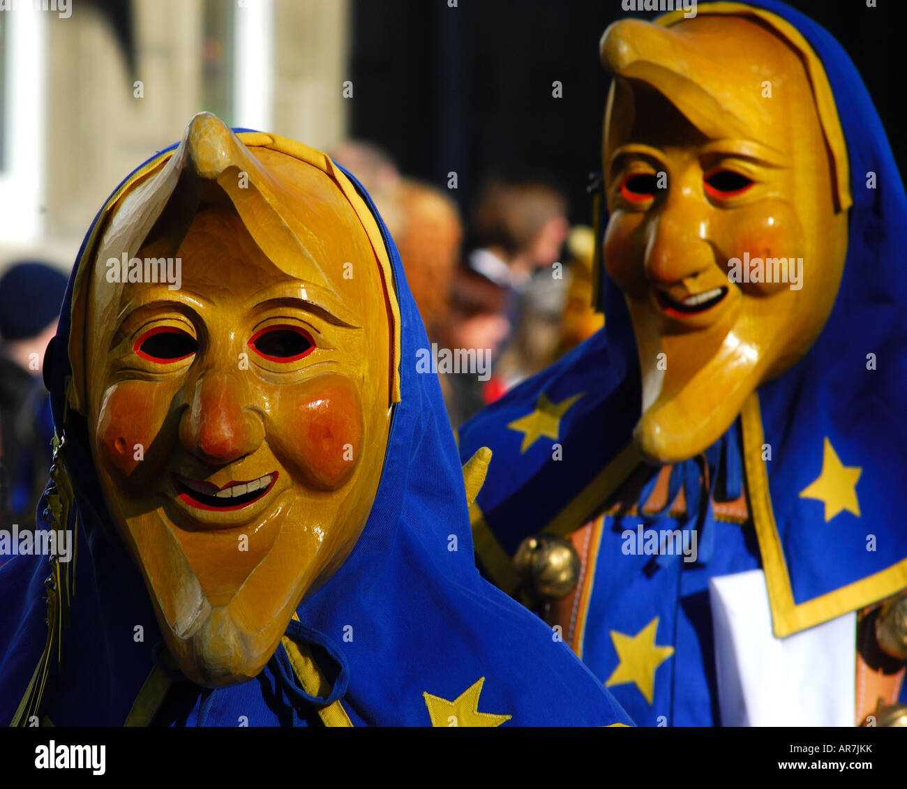 German carnival procession, Black Forest Stock Photo - Alamy