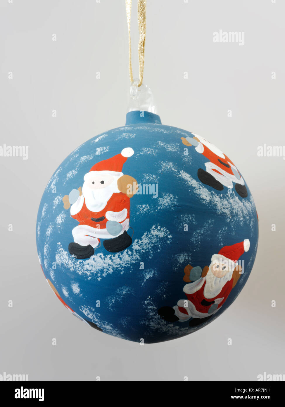 Traditional painted christmas baubles hi-res stock photography and ...