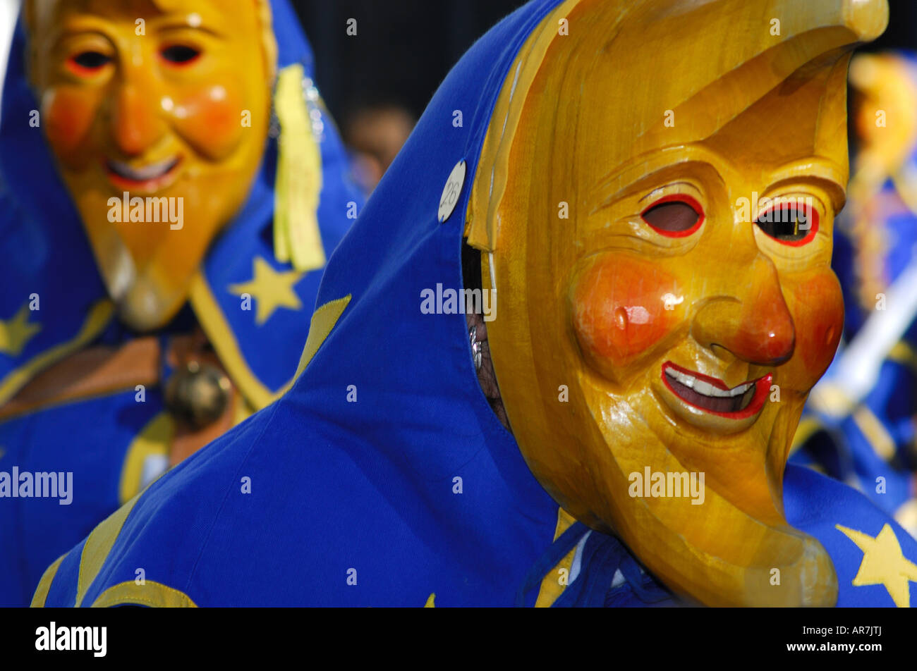 German carnival procession, Black Forest Stock Photo - Alamy