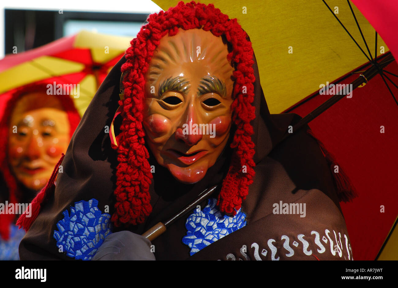 German carnival procession, Black Forest Stock Photo - Alamy