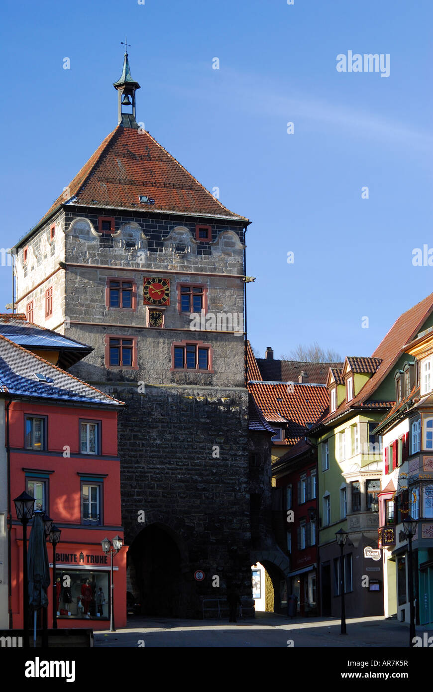 Black Gate in Rottweil, Black Forest, Germany Stock Photo - Alamy
