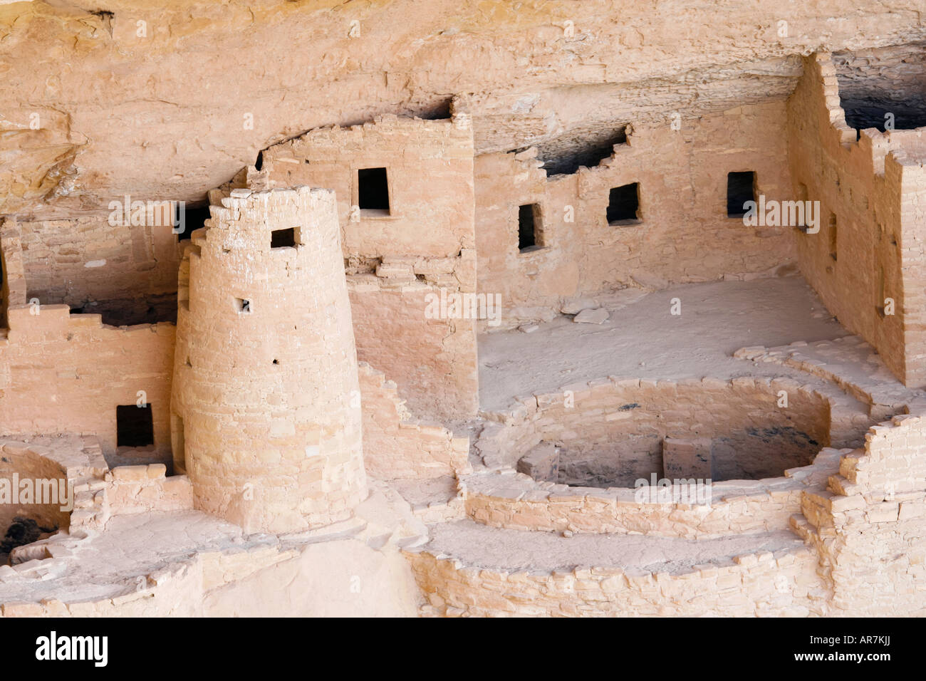 Indian ruins at Mesa Verde Colorado Stock Photo - Alamy