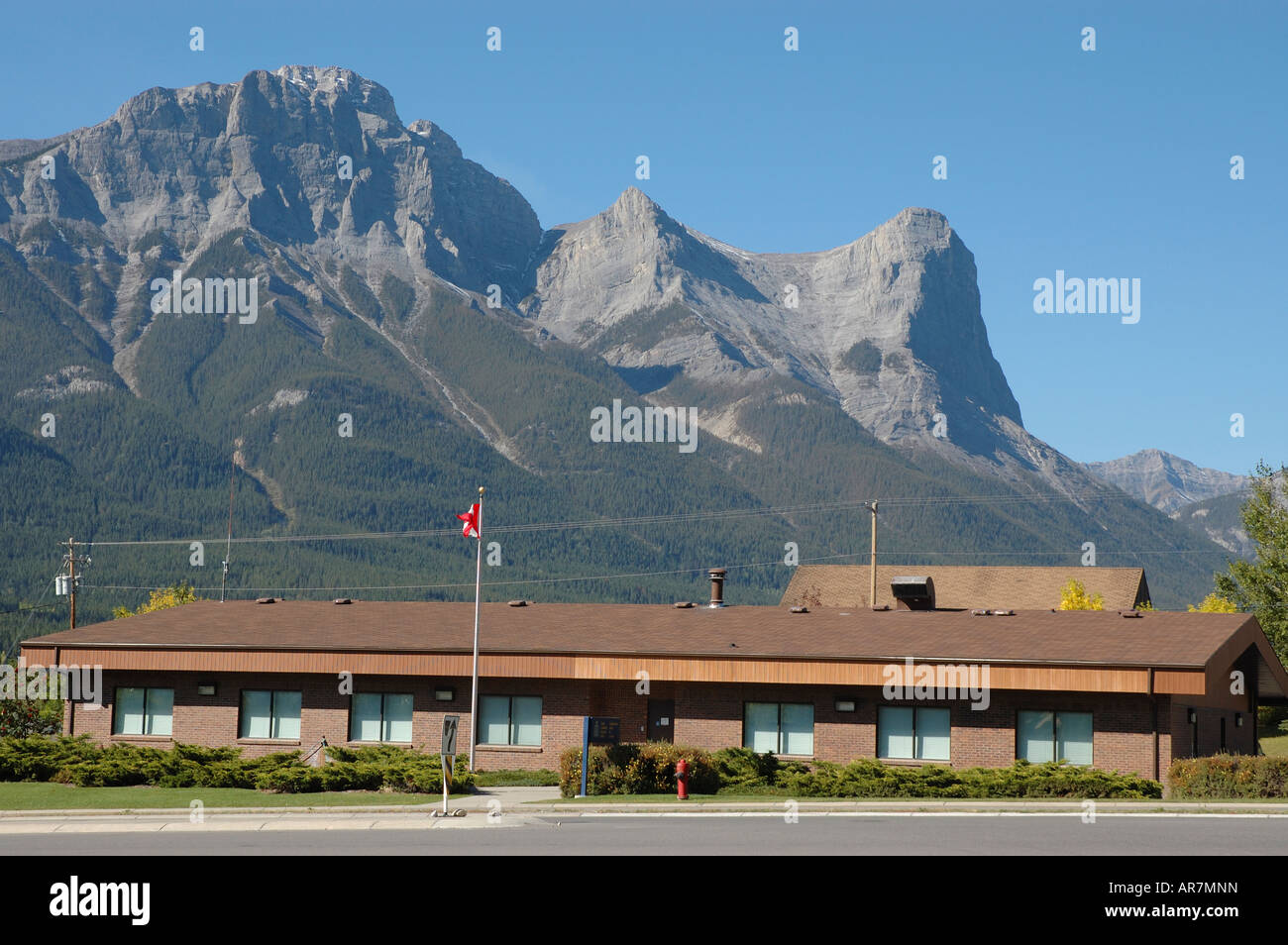 Canmore police station Stock Photo - Alamy