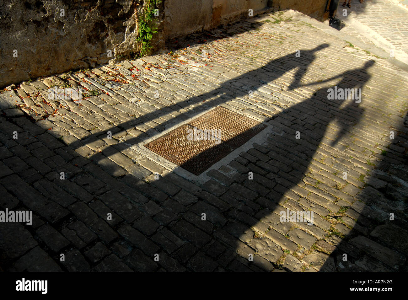 Getting married, walking down the aisle in a shadow Stock Photo - Alamy
