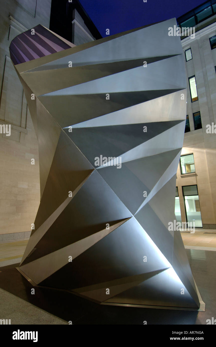 Modern art sculpture near St Paul's cathedral in London Stock Photo - Alamy