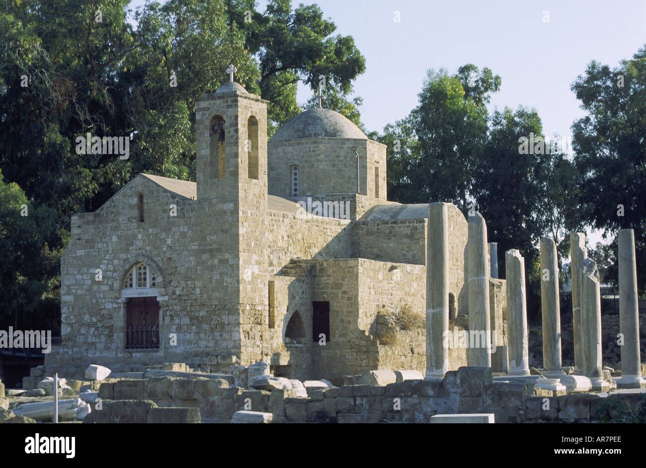 16th Century church of Agia Kyriaki Paphos Cyprus Stock Photo - Alamy