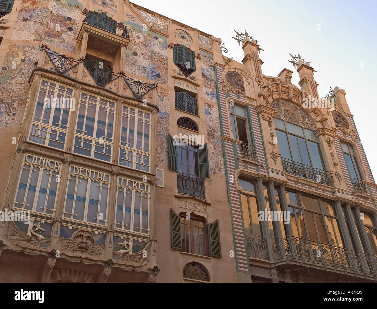 Modernista buildings Palma Mallorca Spain Stock Photo - Alamy