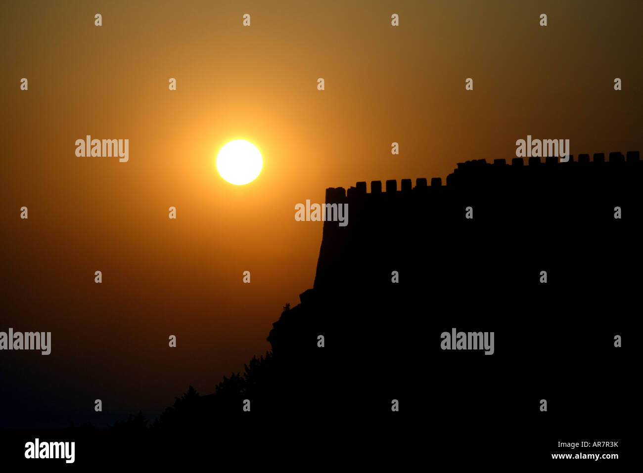 Lindos sunrise hi-res stock photography and images - Alamy