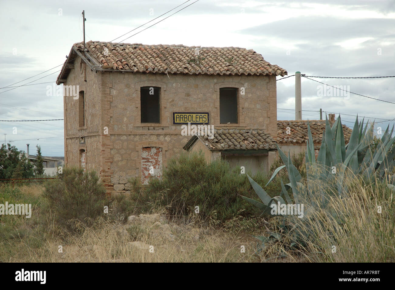 Arboleas Railway Station; Arboleas; Andalucia; Spain ;Europe Stock ...