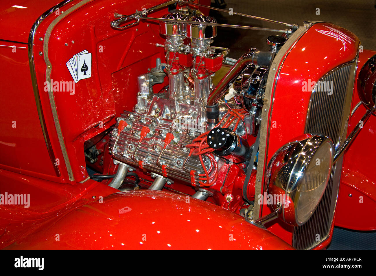 1930 Ford Pickup Truck Hot Rod with a 1953 Mercury engine Stock Photo ...