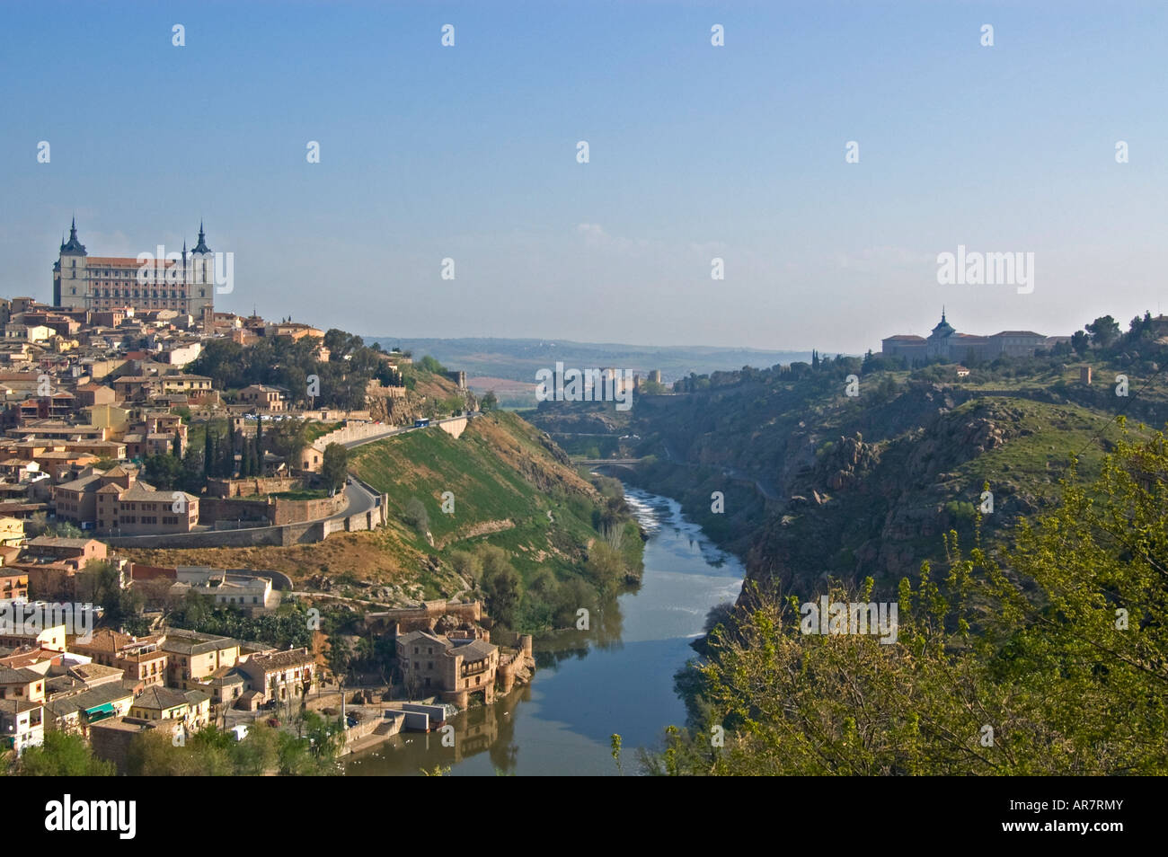 the Tagus (Tajo) River and Toledo, Spain Stock Photo - Alamy