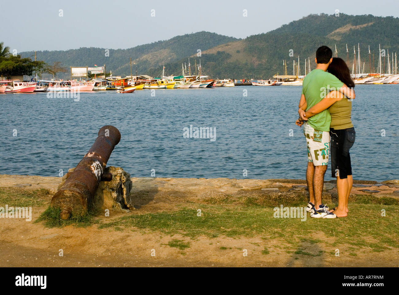bay of Angra Brazil , Paraty Stock Photo - Alamy