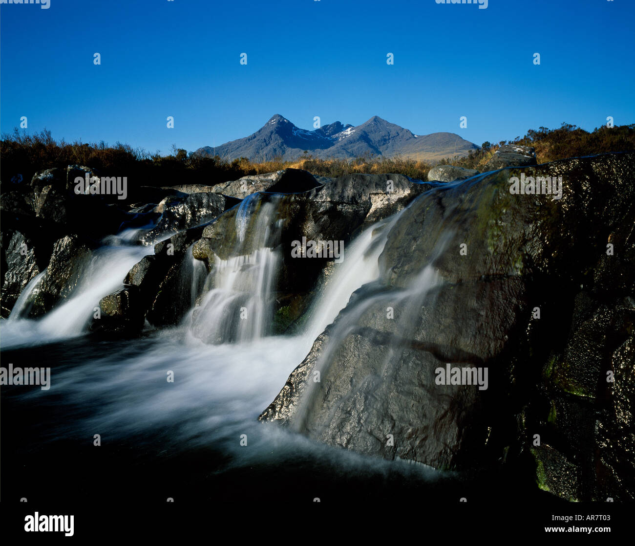 The Cullins and River Sligachan Stock Photo - Alamy