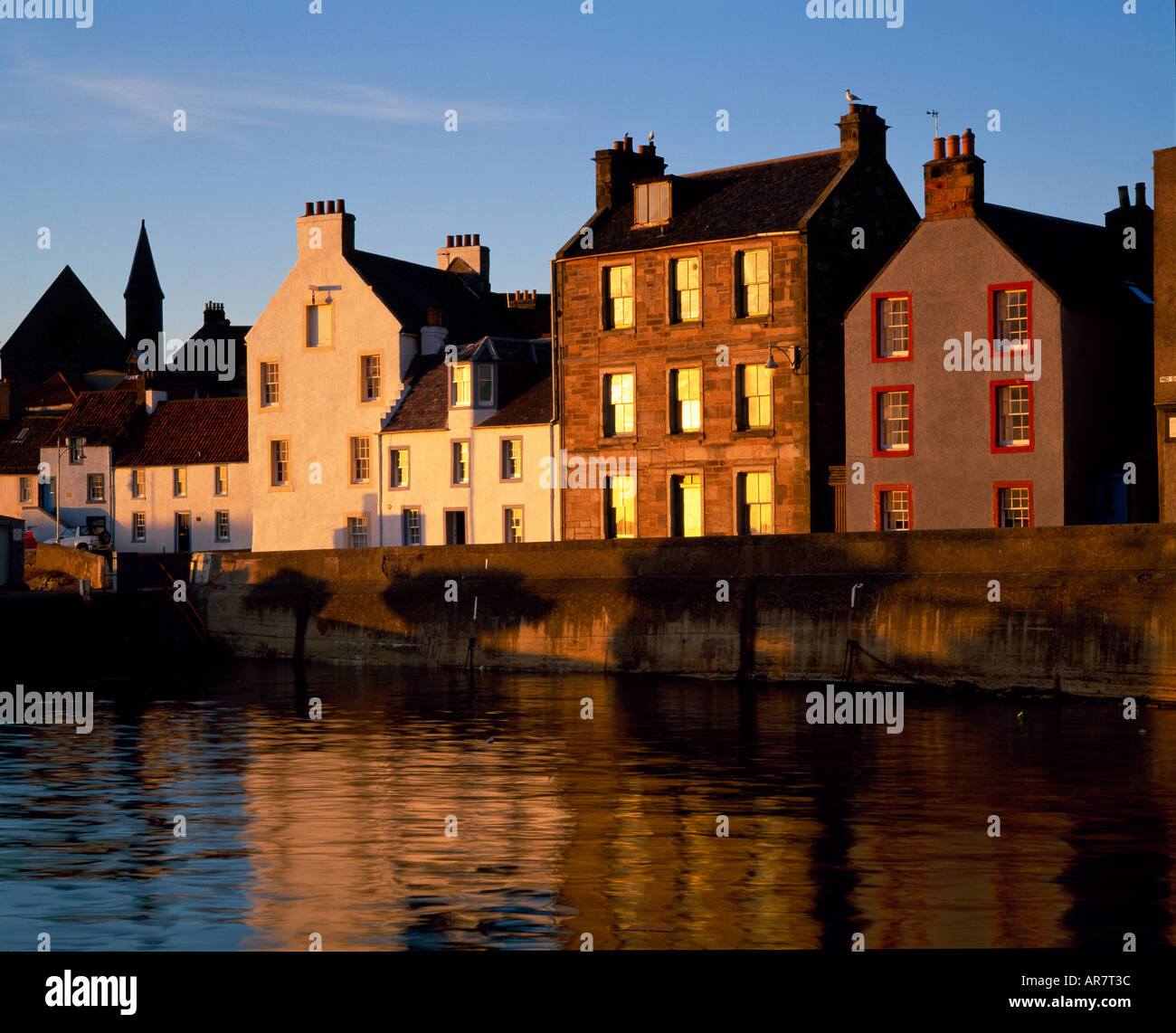 Houses on the waterfront at St Monans Stock Photo - Alamy