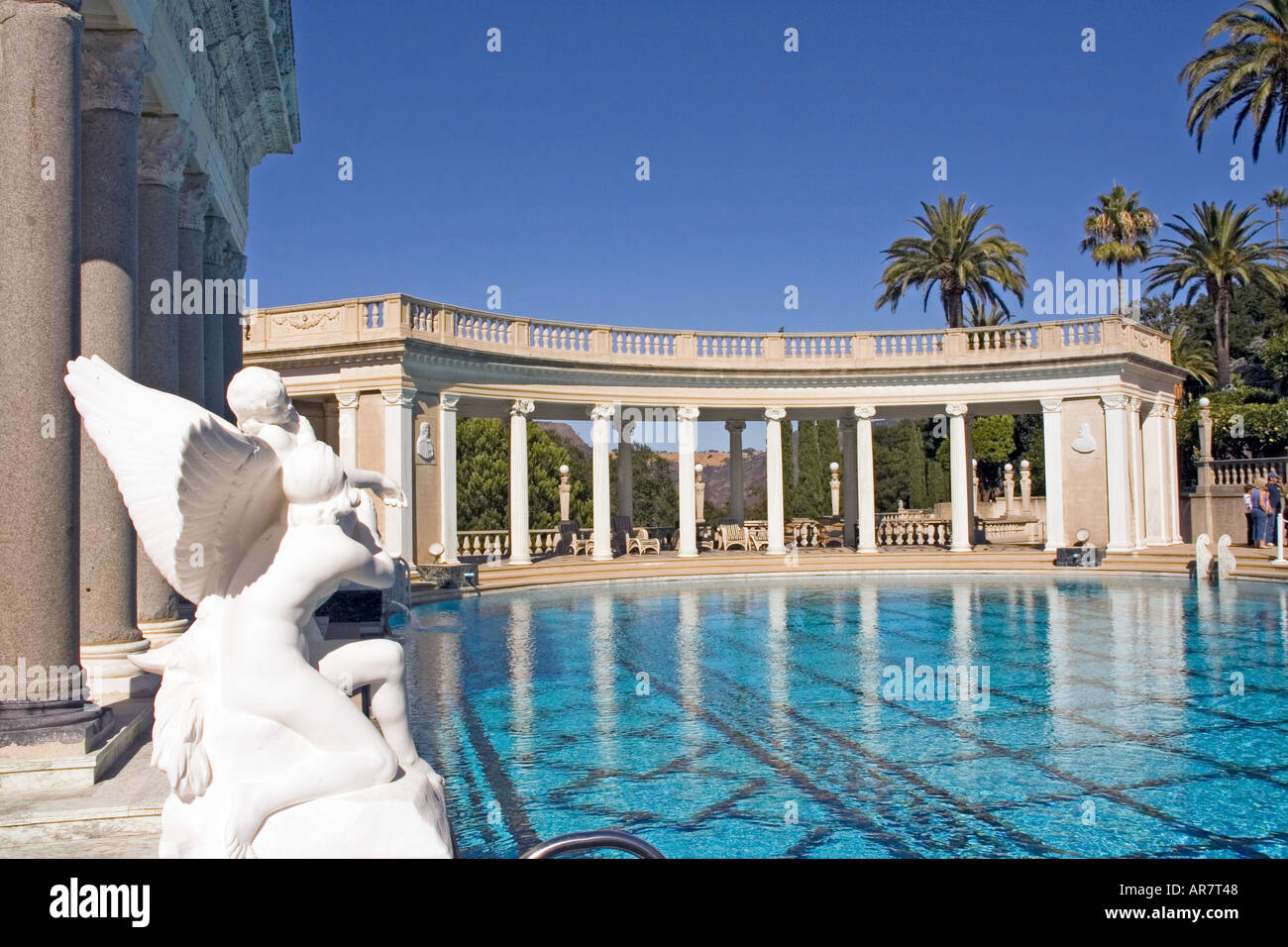 Neptune Pool Hearst Castle San Simeon California USA Stock Photo - Alamy