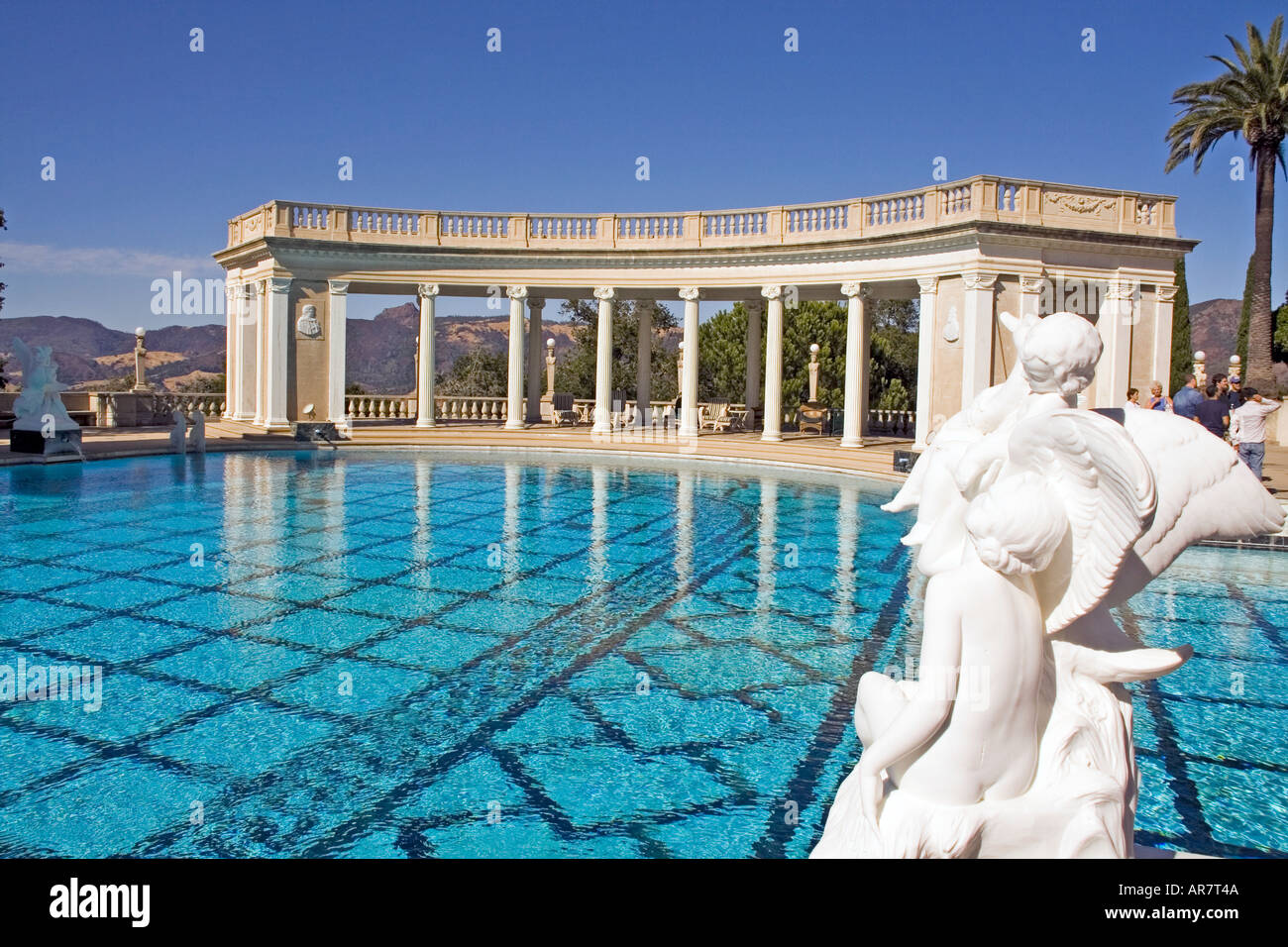 Neptune Pool Hearst Castle San Simeon California USA Stock Photo - Alamy