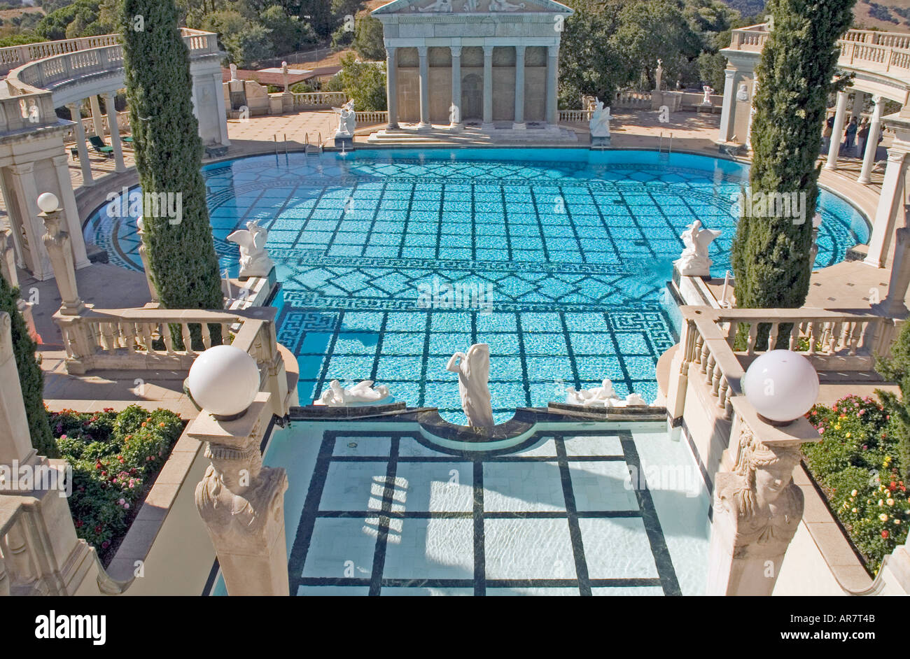 Neptune Pool Hearst Castle San Simeon California USA Stock Photo - Alamy