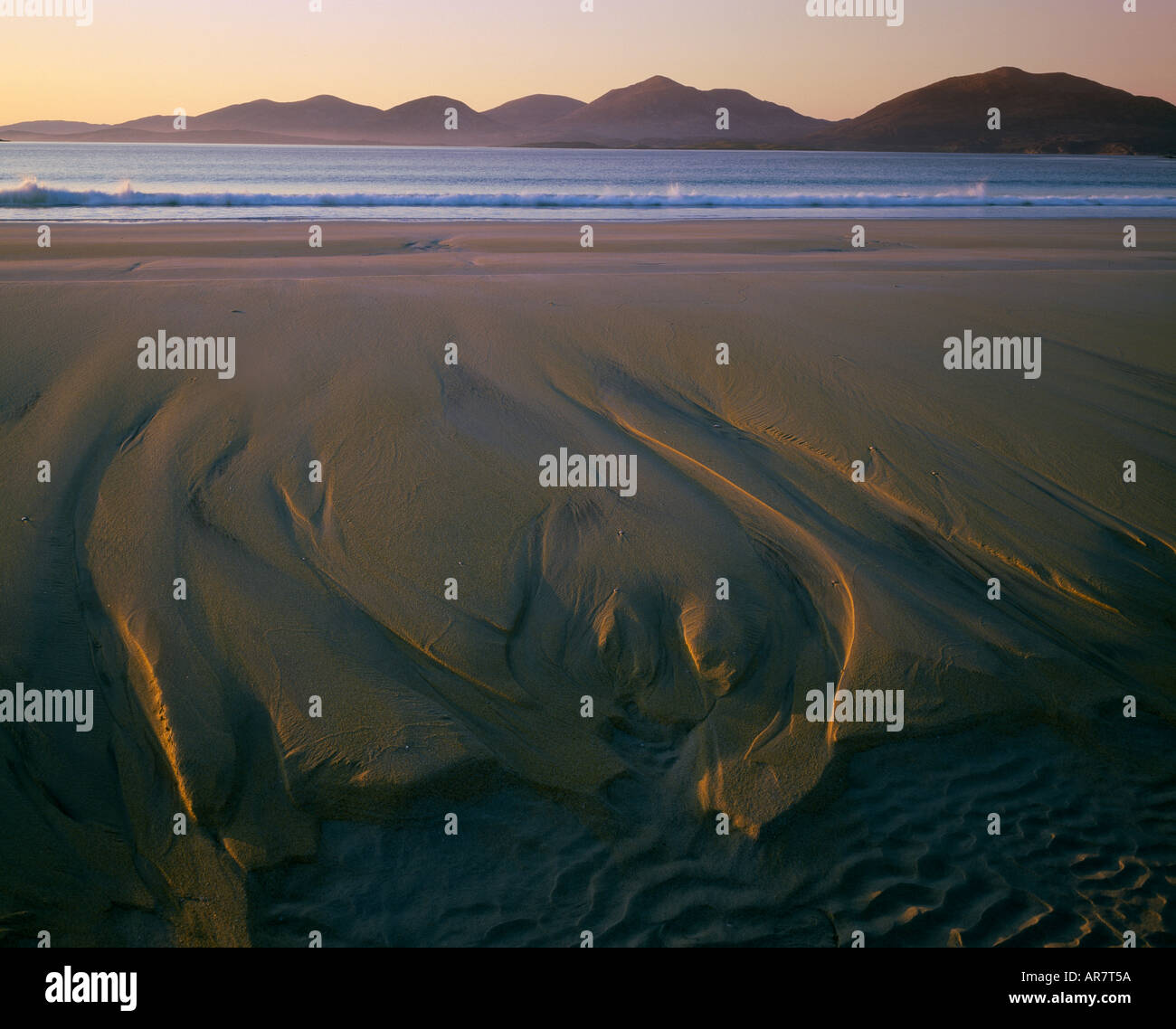 Luskentyre and the Forest of Harris Stock Photo - Alamy