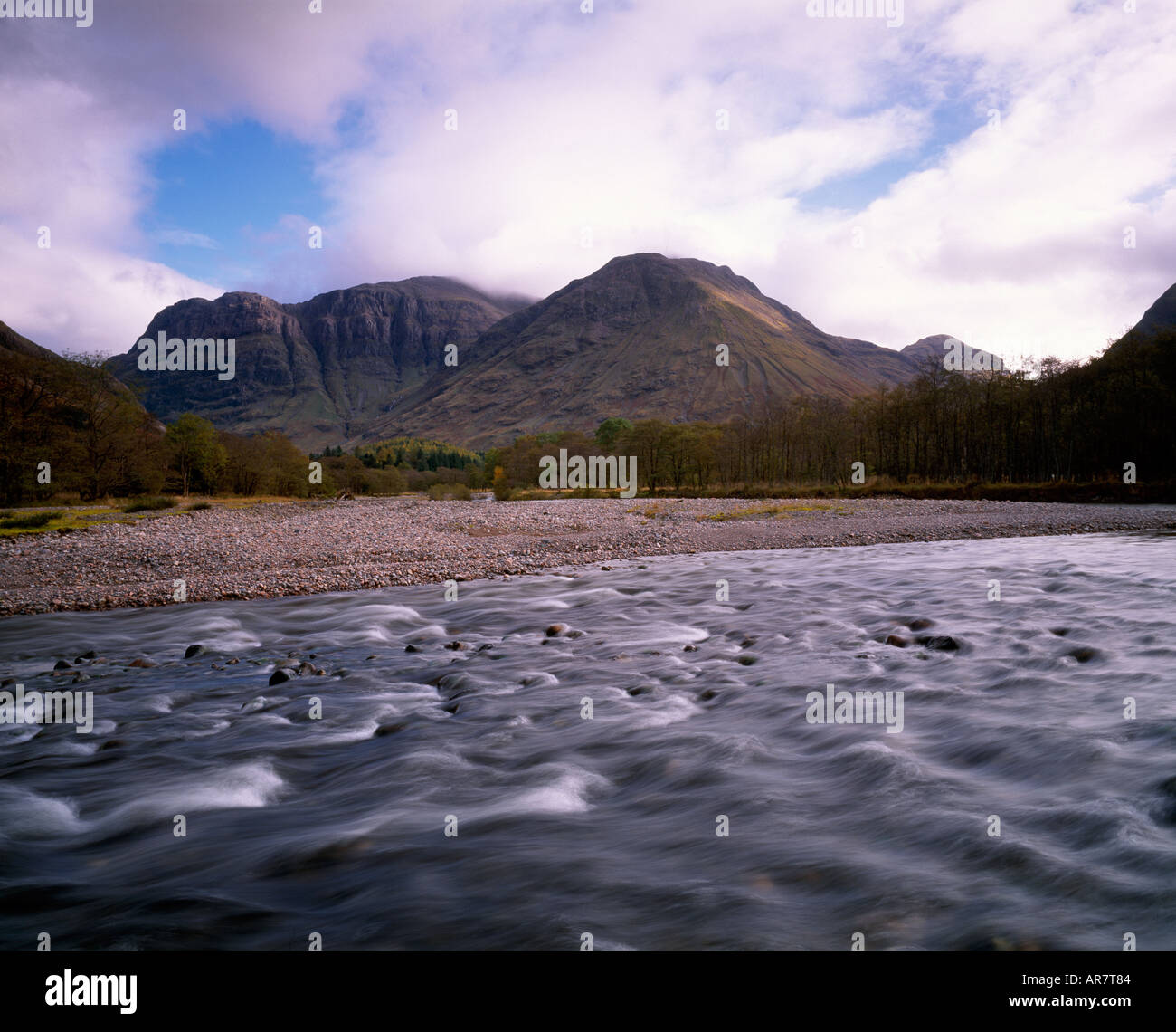 River Coe and Glencoe Stock Photo - Alamy