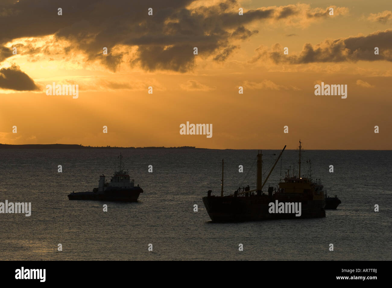 Boats in the harbour in Shipwreck Bay, Taolagnaro, Fort Dauphin ...