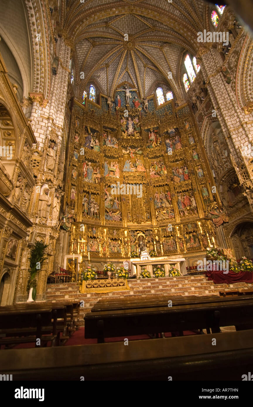 Toledo Cathedral inside, Spain Stock Photo - Alamy