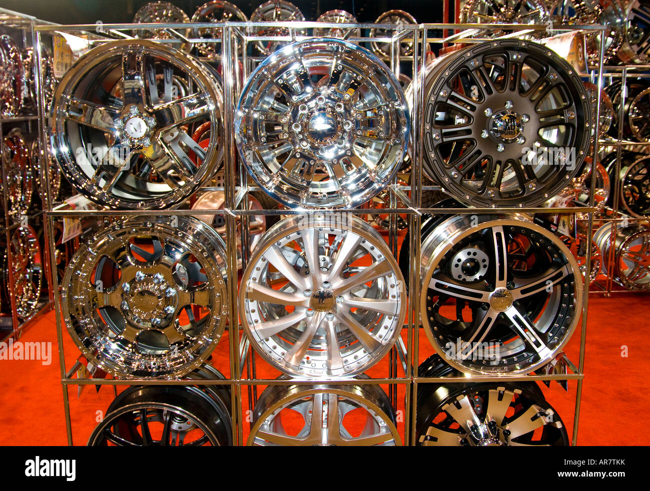 Custom Car Wheels Stock Photo - Alamy