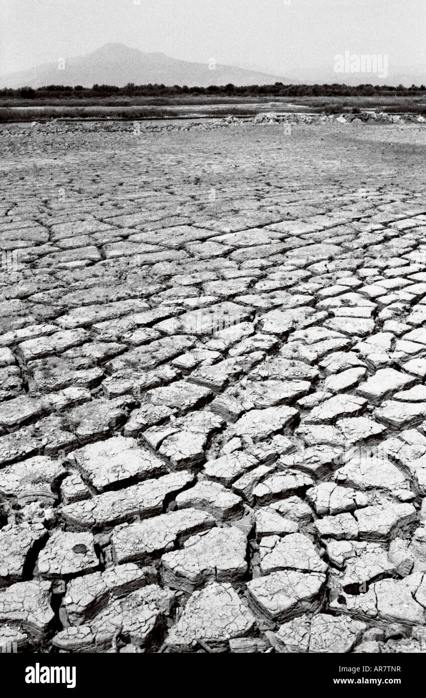 Greece, gulf Ambrakikos drought Stock Photo - Alamy