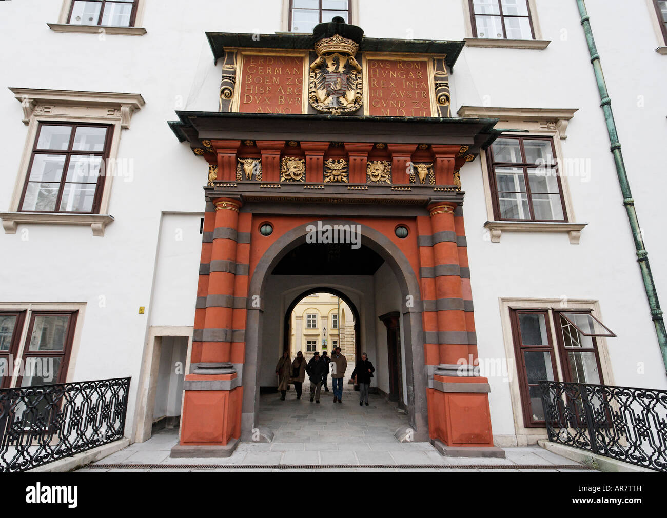 Castle-moat before Swiss Gate (Burggraben Schweizer Tor Stock Photo - Alamy