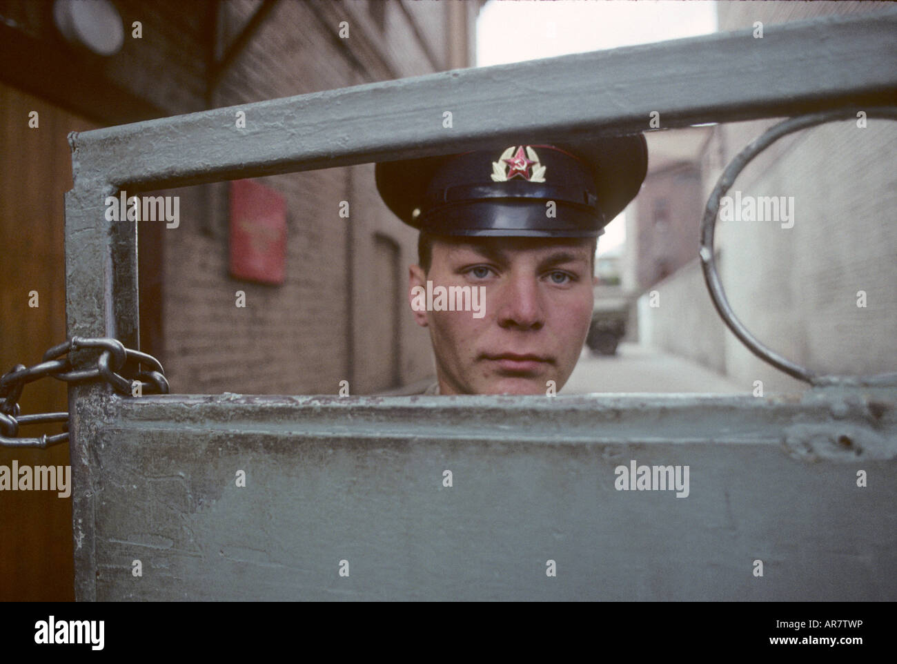 Russian army guard at an outpost in Siberia Stock Photo - Alamy