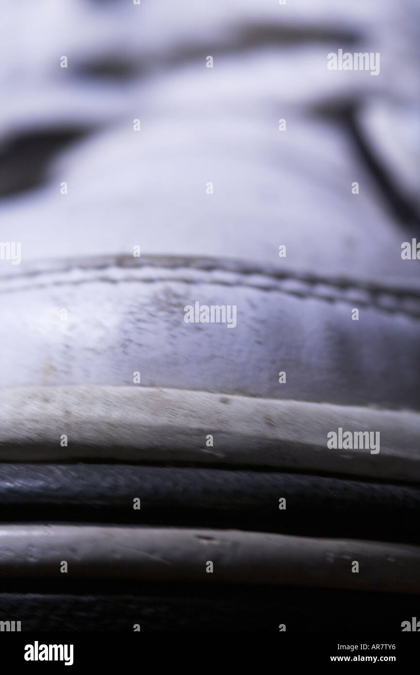 threadbare running shoes Stock Photo - Alamy