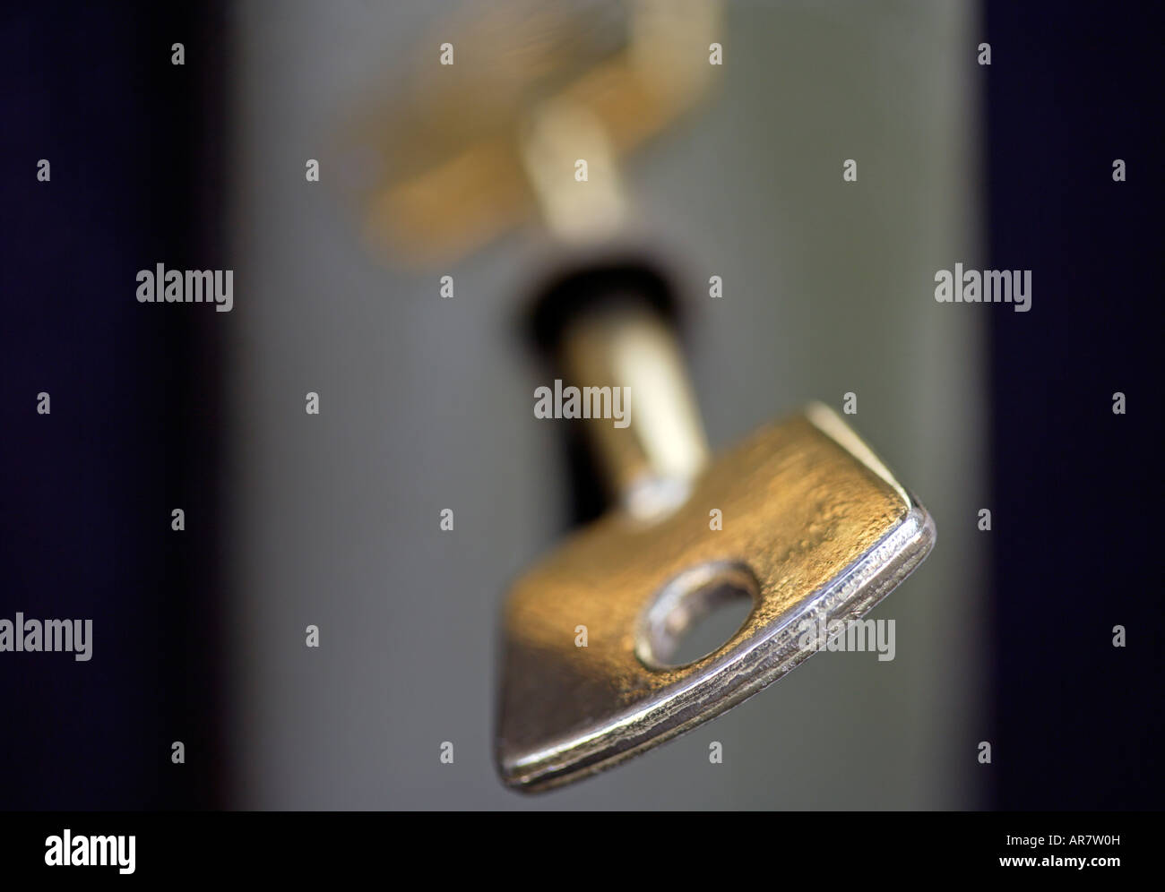 Key and lock Stock Photo - Alamy