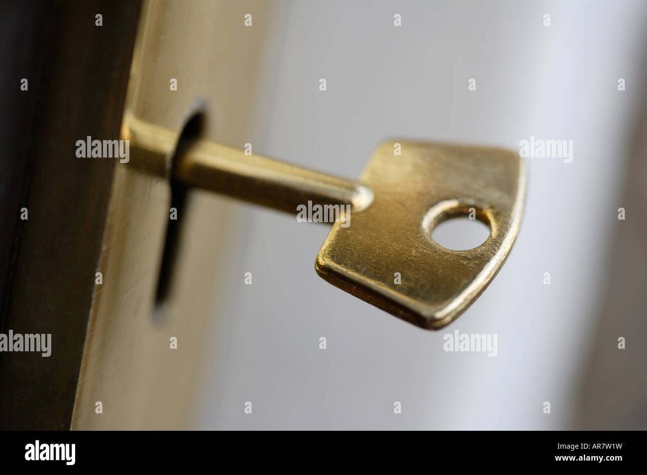 Key and lock Stock Photo - Alamy
