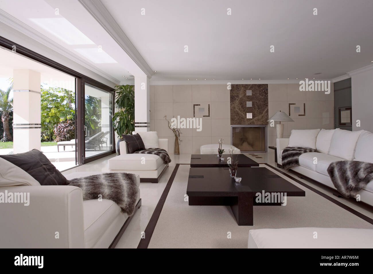 Modern stylish interior lounge hi-res stock photography and images - Alamy