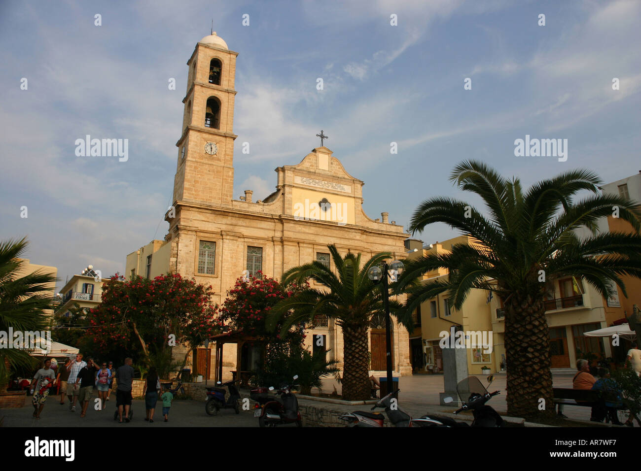 Greek Orthodox Church Main Square Hania Crete Stock Photo - Alamy