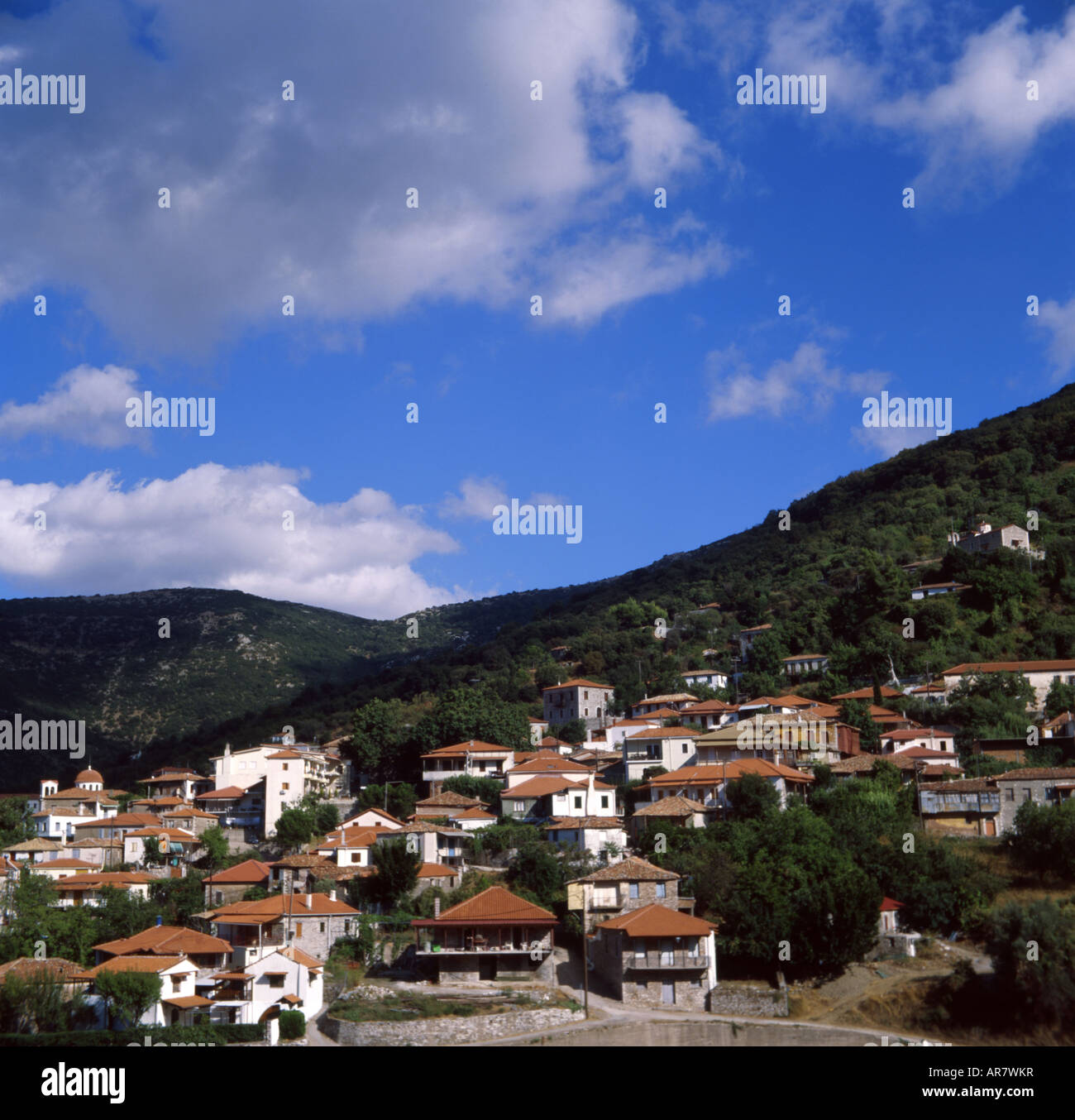 Greece, Arkadia, Andritsaina village Stock Photo - Alamy