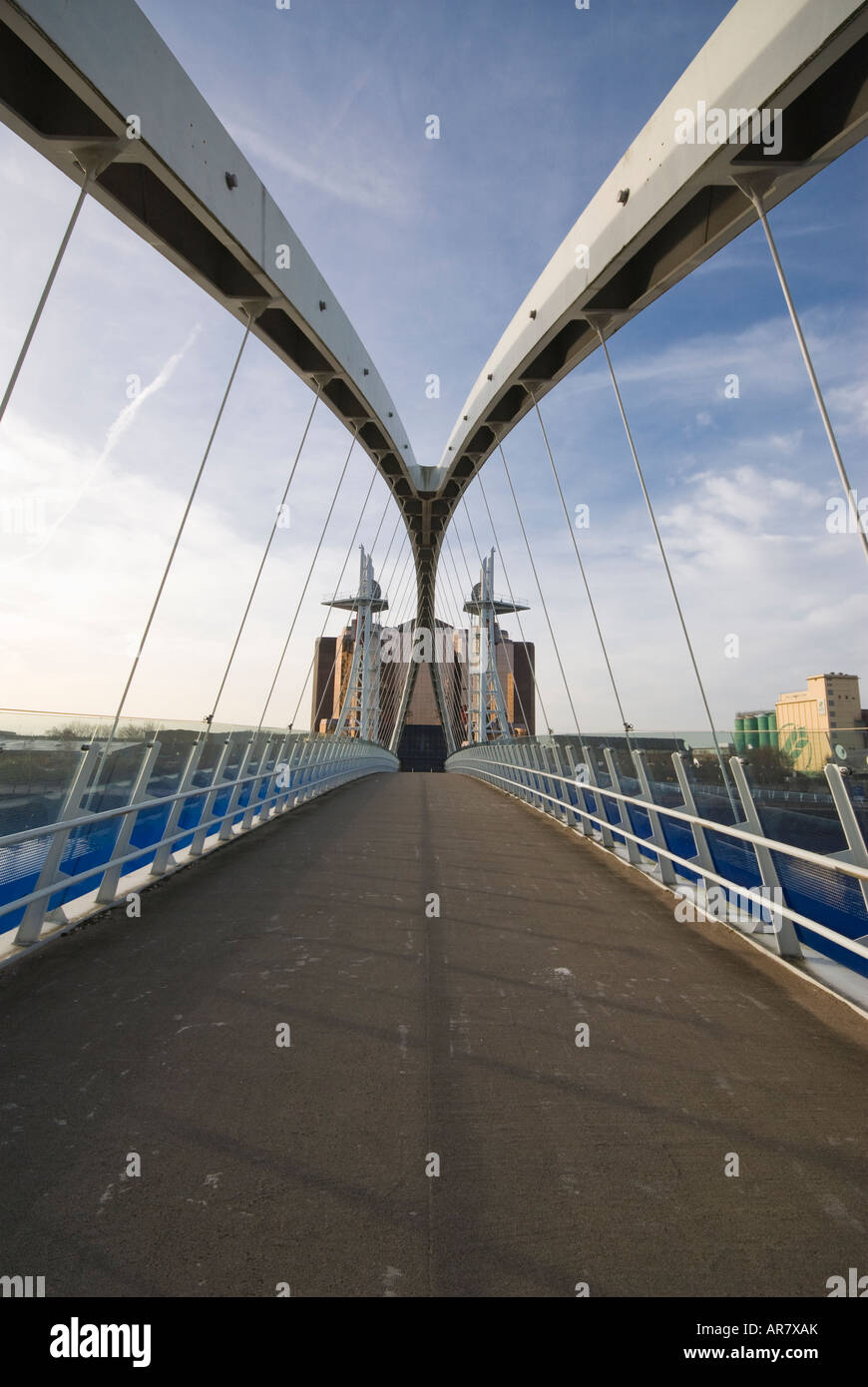 Lowry Bridge over Manchester Ship Canal Stock Photo - Alamy