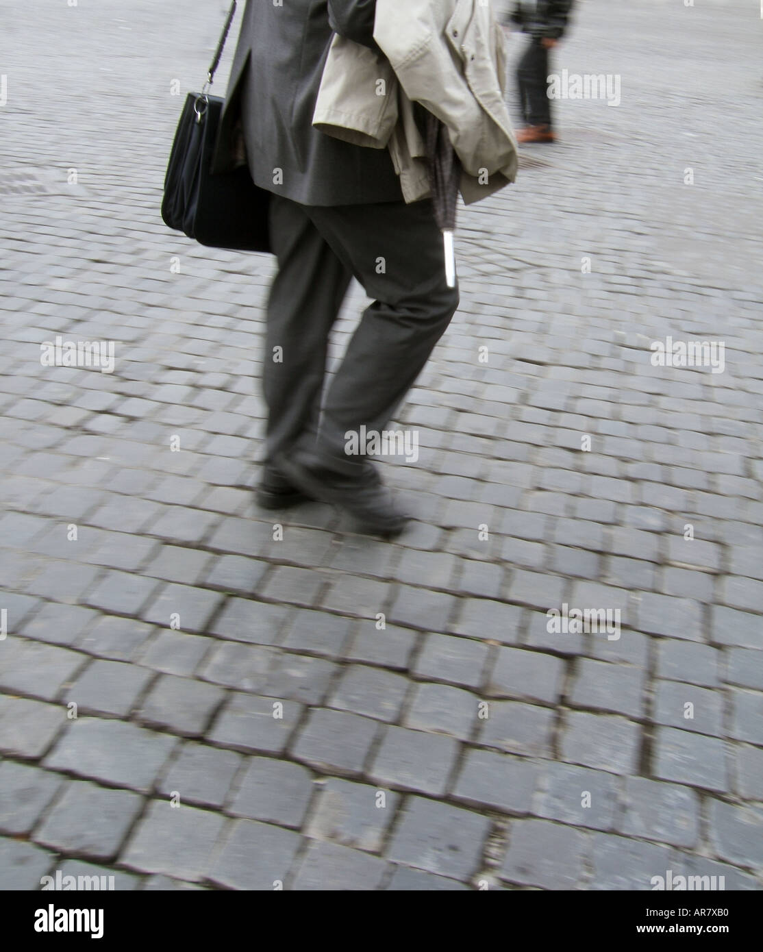 commuter on his way home Stock Photo - Alamy