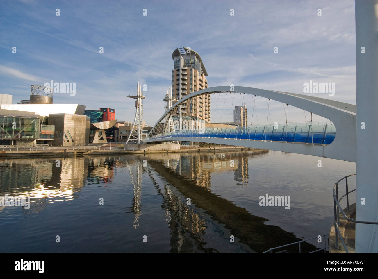 Lowry Bridge over Manchester Ship Canal Stock Photo - Alamy