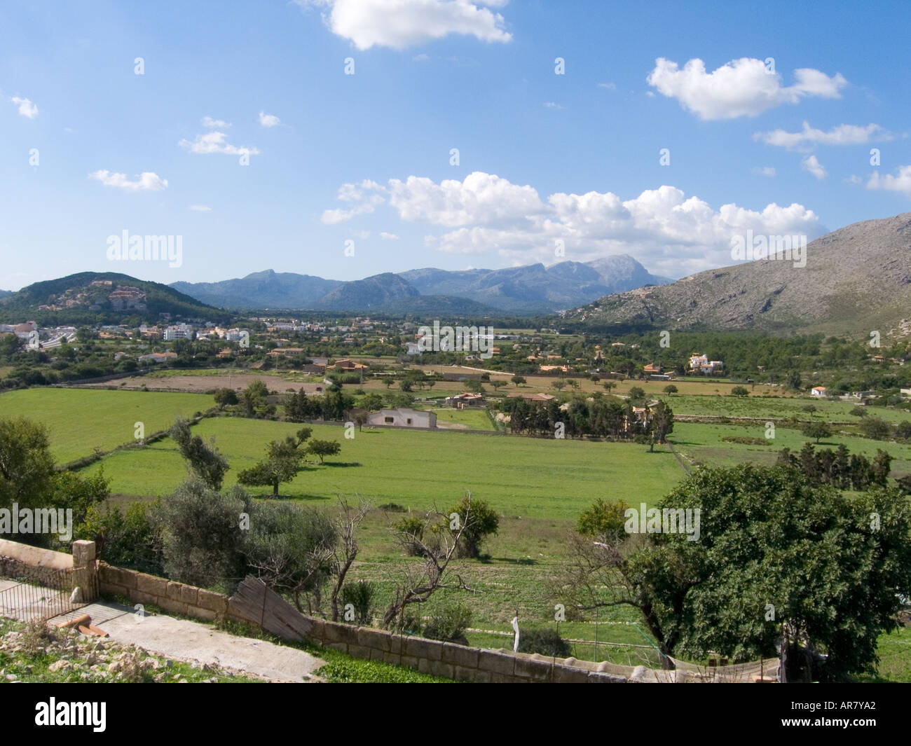 View towards Pollenca from the Boquer Valley Stock Photo - Alamy