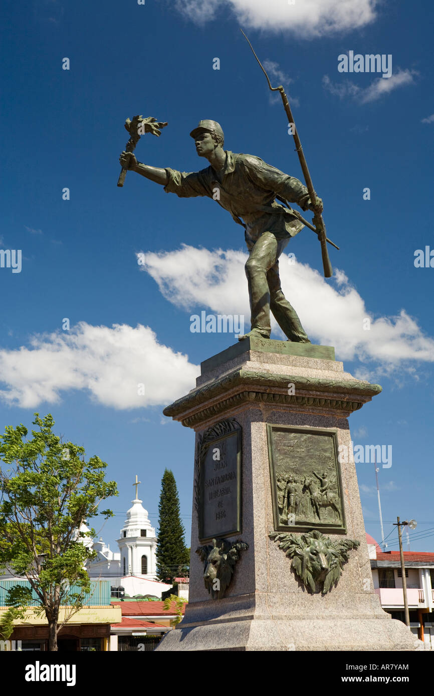 Costa Rica Alajuela Parque Juan Santamaria statue of national hero died ...