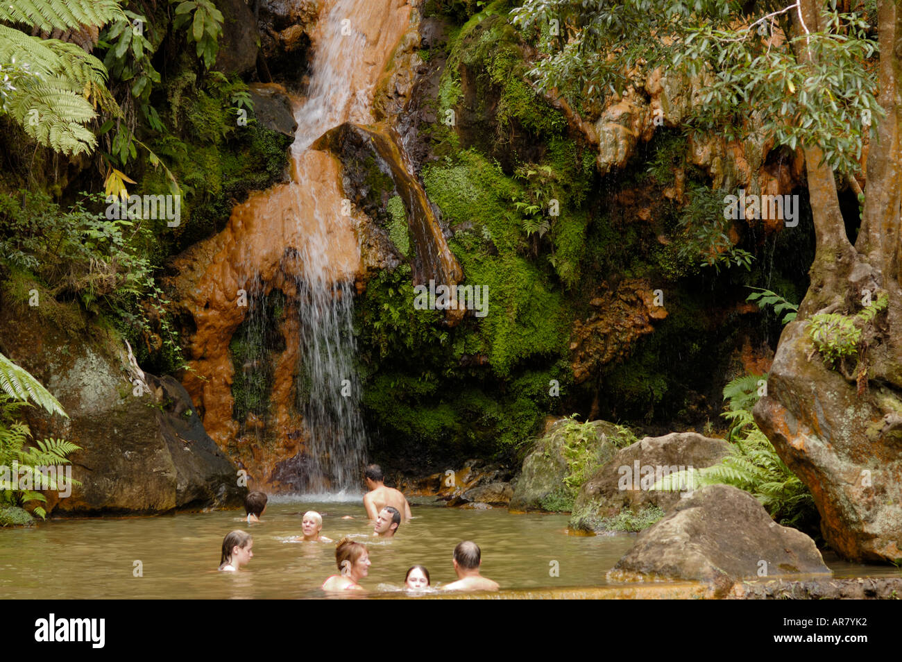 Caldeira velha hot springs hi-res stock photography and images - Alamy