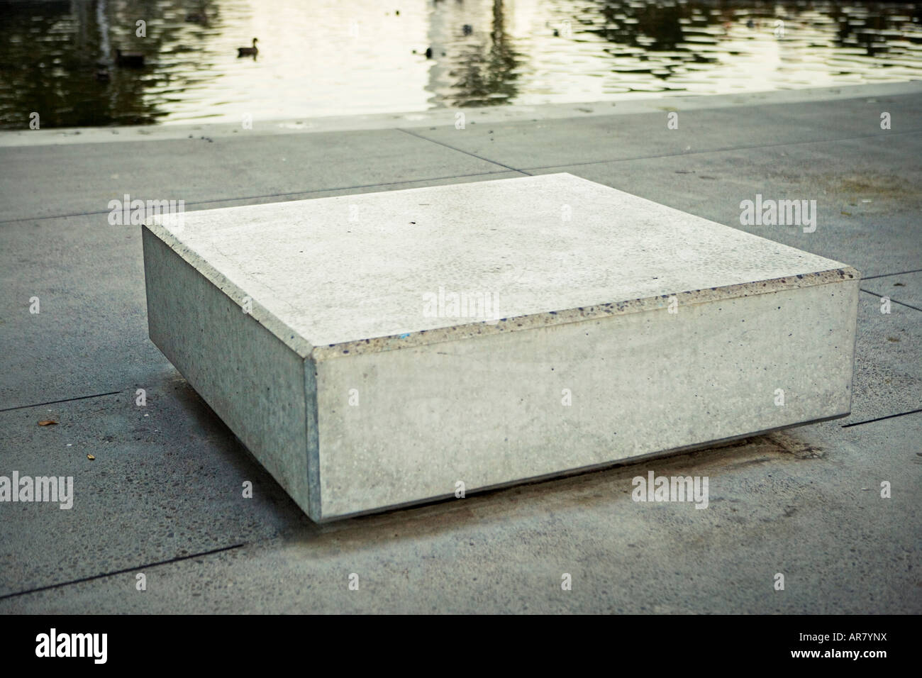 Seat concrete slab square hi-res stock photography and images - Alamy