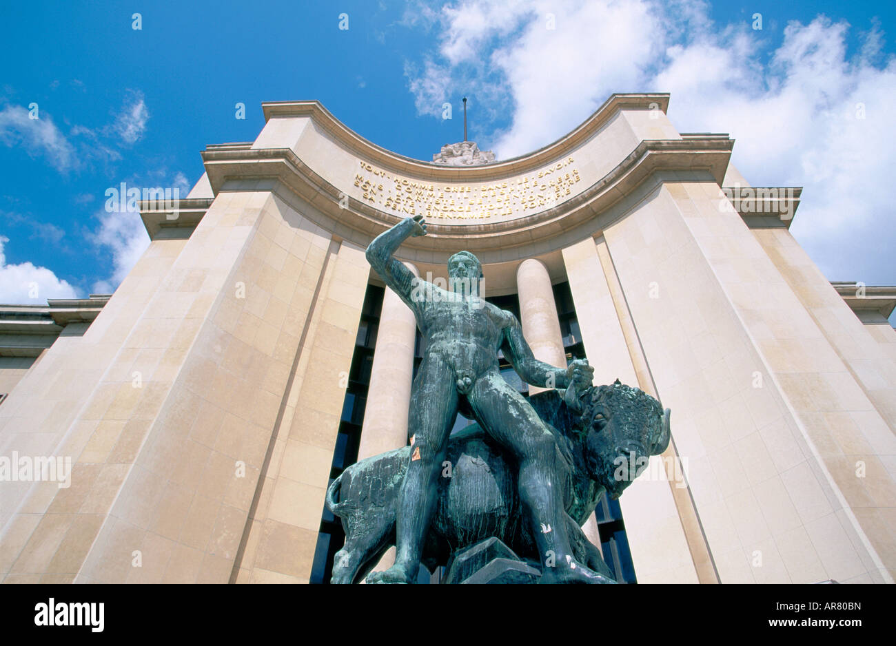 Chaillot Palace Paris France Stock Photo - Alamy