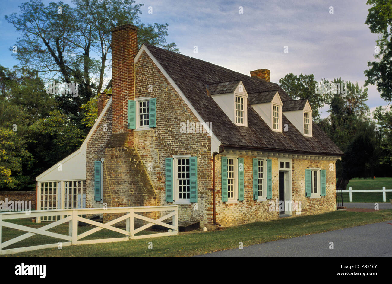 Pate House Yorktown Colonial National Historical Park Virginia USA ...