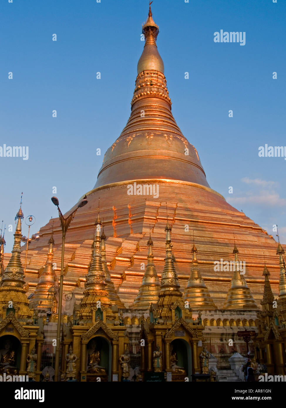 view of Shwedagon Paya Burma s most famous temple in Yangon Stock Photo ...