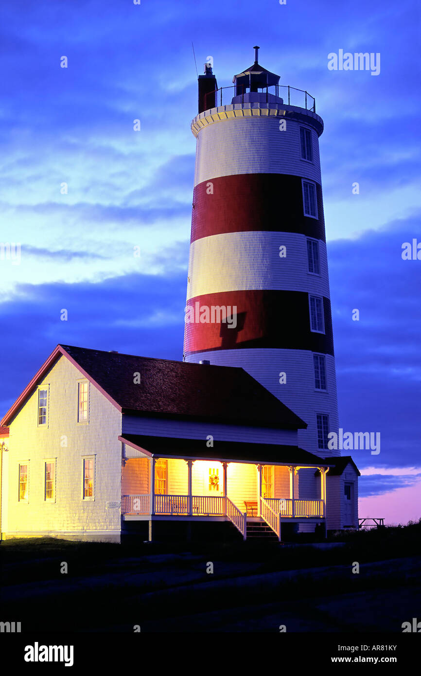 Lighthouse twilight guard house hi-res stock photography and images - Alamy