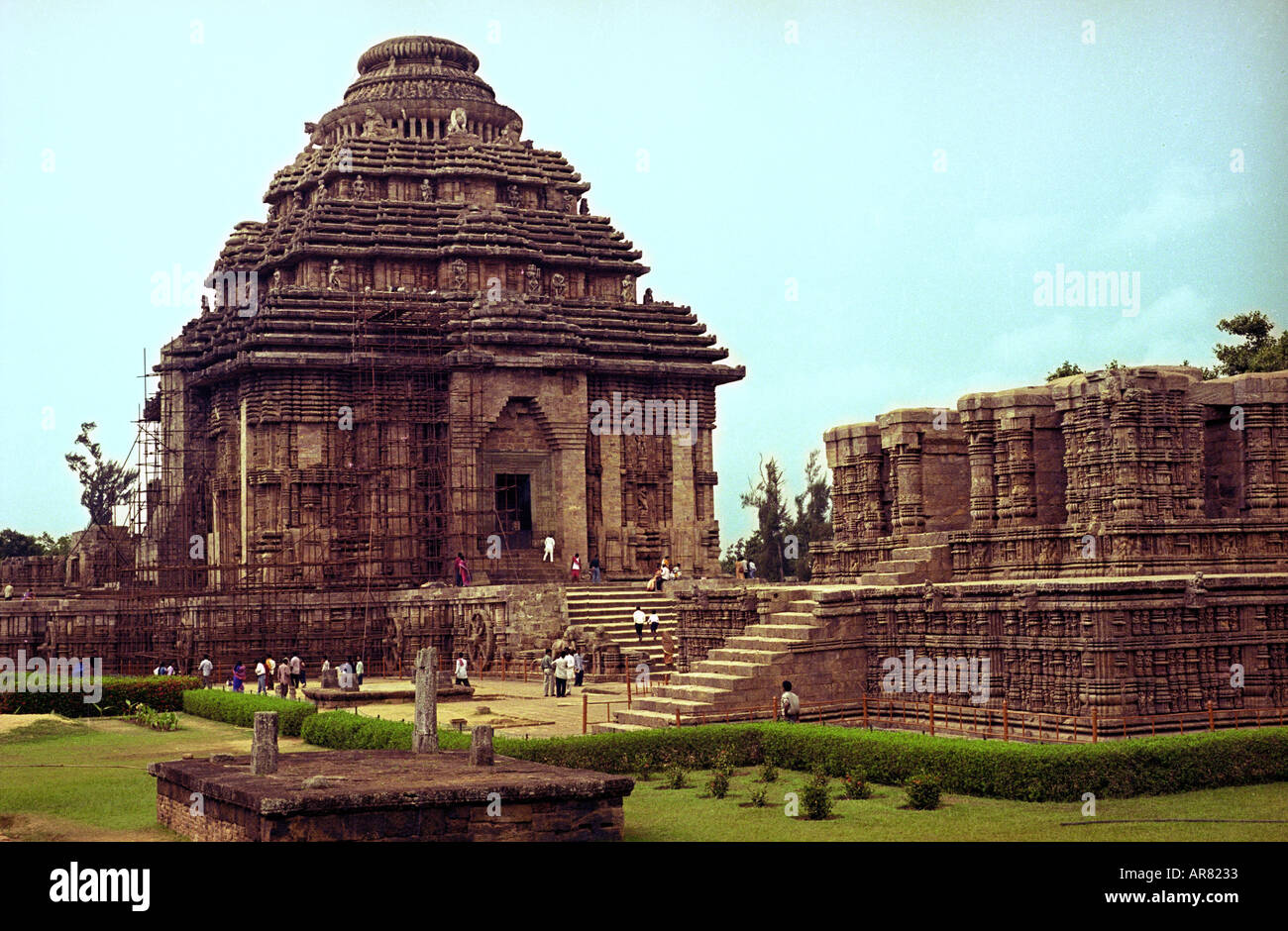 Old Historic Ancient Indian Konark Sun temple stone structure popular ...