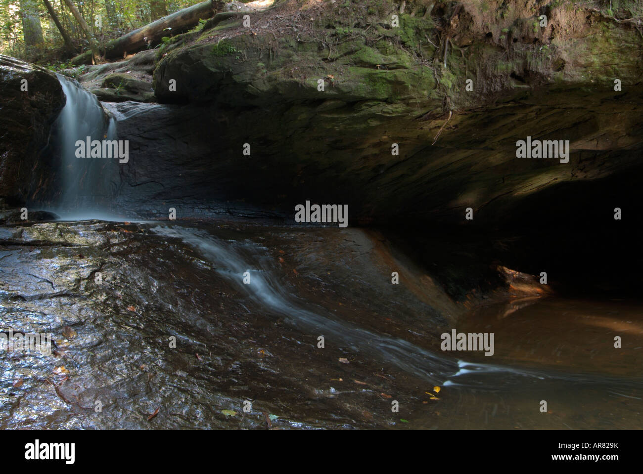 Creation Falls Waterfall in Autumn Clifty Wilderness Red River Gorge ...