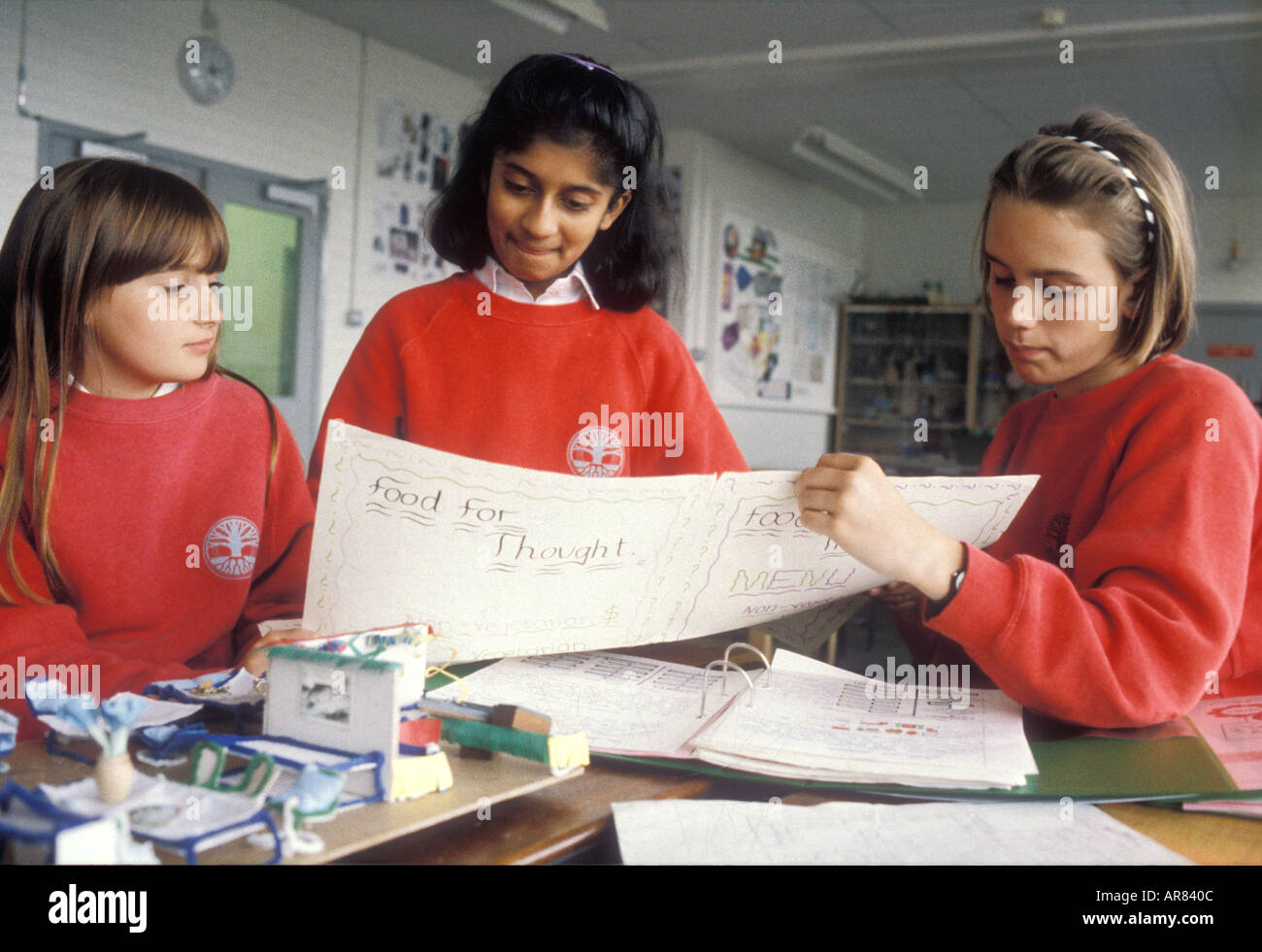 Adolescents classroom working project hi-res stock photography and ...