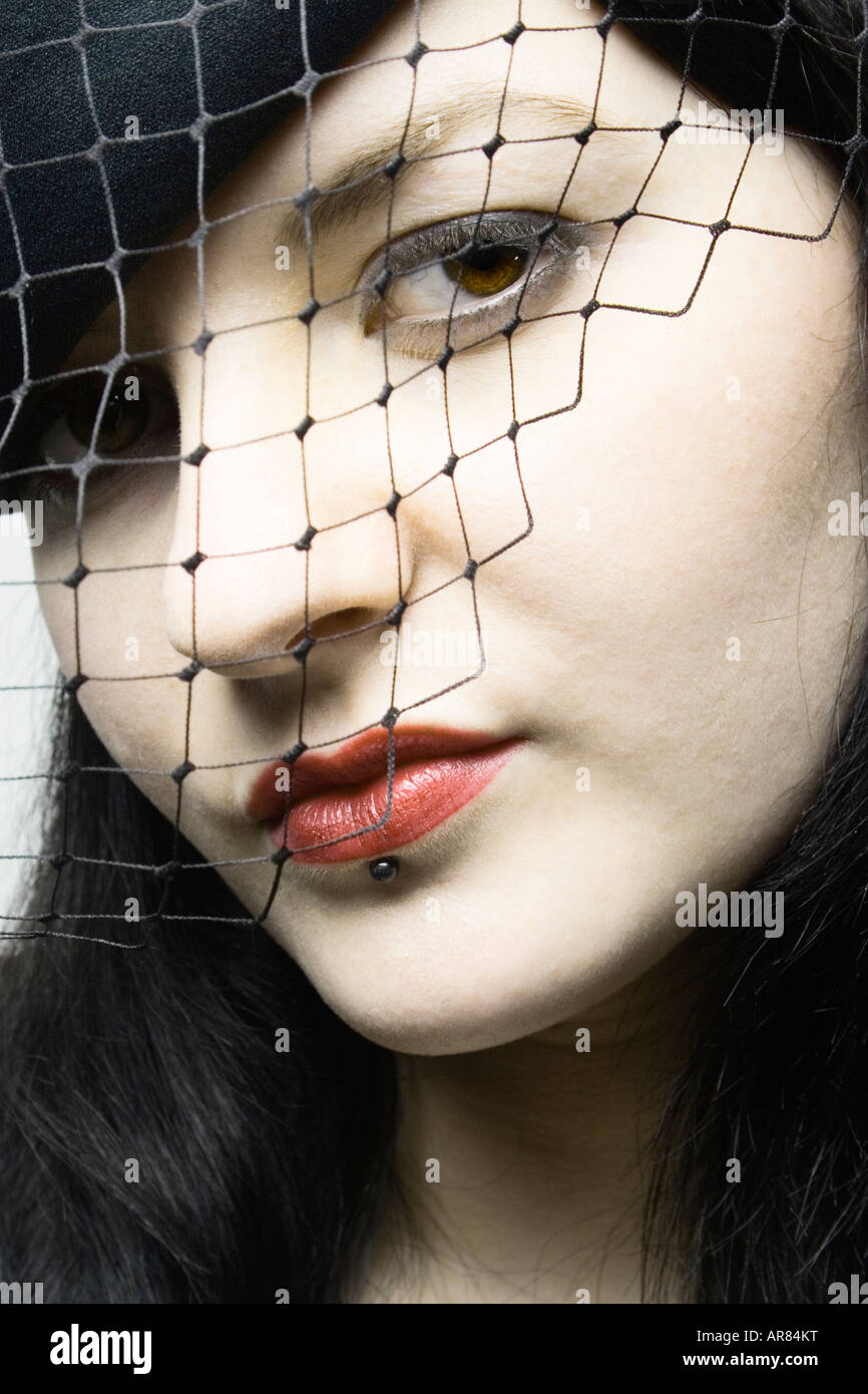 Veiled hat hi-res stock photography and images - Alamy